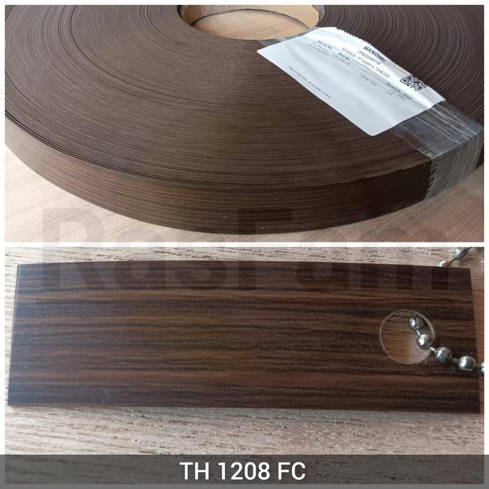 Jual Edging HPL TH 1208 FC Ukuran 1 x 42mm PVC Edging TACO Brown ...