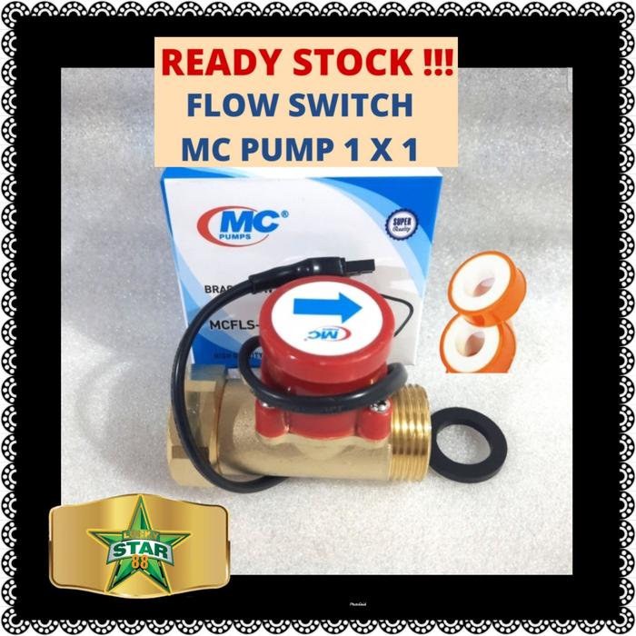 Jual Water flow switch 1 inch MC pump Brass Otomatis pompa air booster ...