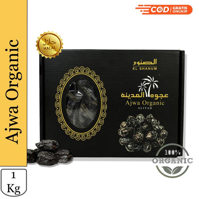 Jual kurma ajwa packing premium 1kg / kurma nabi / oleh oleh haji ...