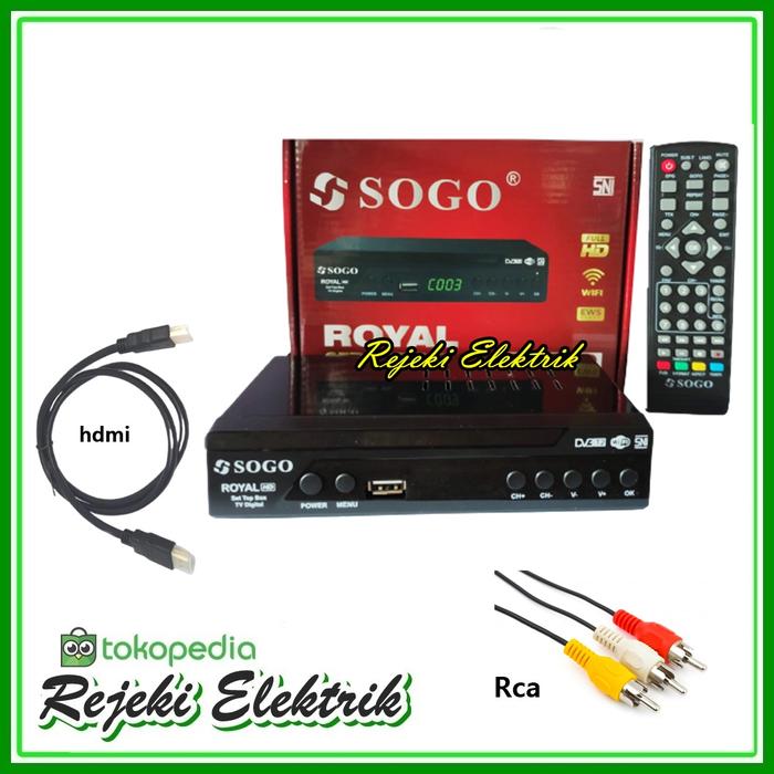 Jual Set Top Box DVB-T2 SOGO Royal - Receiver Penerima Siaran TV ...