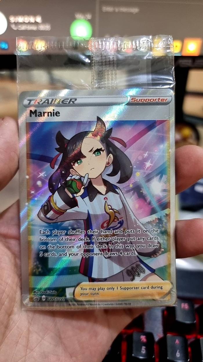 Jual Marnie - SWSH121 - Full Art Promo Pokemon Sword & Shield Promos ...