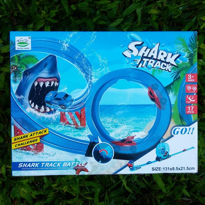 Jual CUCI GUDANG ! Mainan SHARK RACE TRACK with PULLBACK CAR - Kab ...
