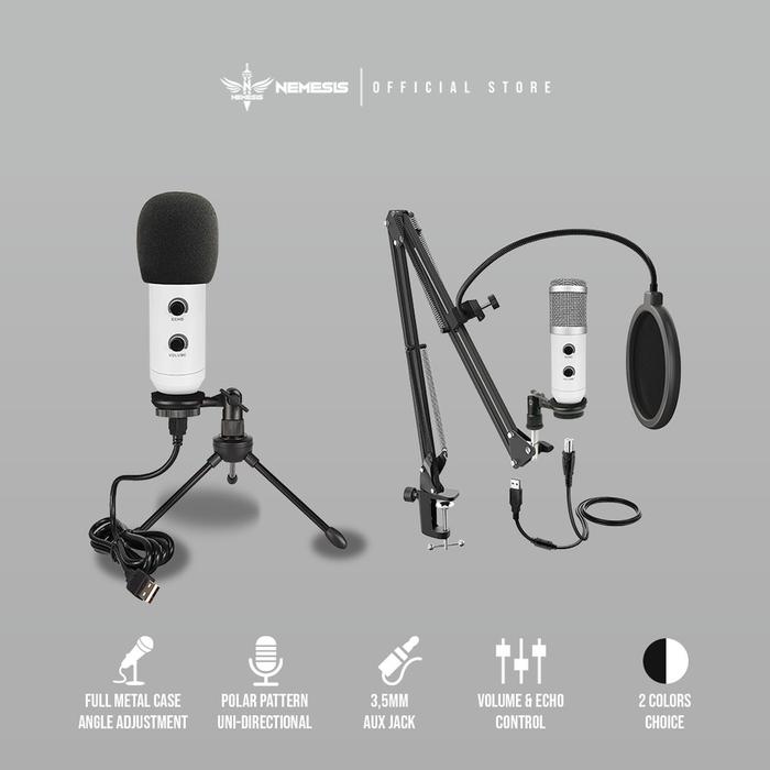 Promo NYK Nemesis MCN-05 / MCN05 Klio Condenser Microphone - Putih - Jakarta Utara ...