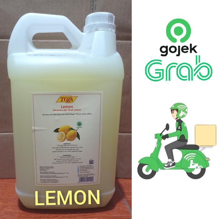 Jual TOZA JUS 5 LITER - LEMON (Khusus Grab/Gojek) - Jakarta Pusat ...