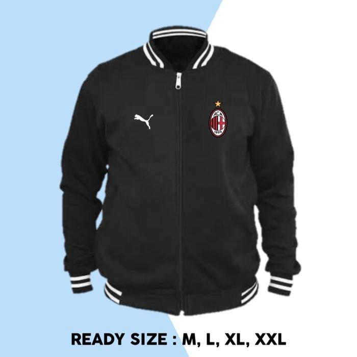 Jaket Bola Ac Milan Adidas Ac Milan Jacket, Men's Fashion, Activewear