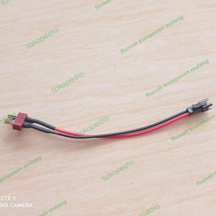 Jual T Plug Male to JST SM 2P male Connector Adapter LiPo RC - Kab ...