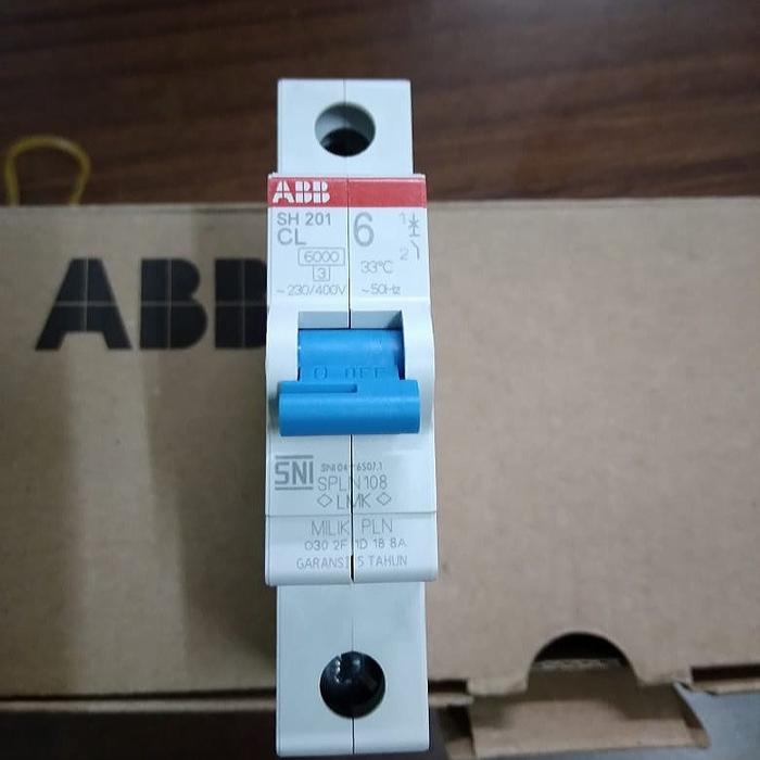 Jual MCB ABB 6A BIRU original 100% PLN - Jakarta Pusat - Akya Elektrik | Tokopedia