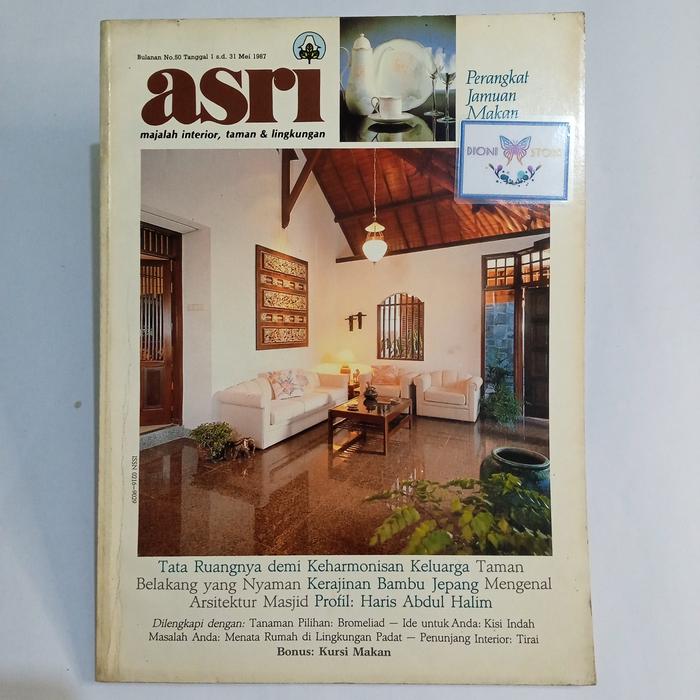 Jual Majalah Asri - Majalah Interior, Taman & Lingkungan (1-31 Mei 1987 ...