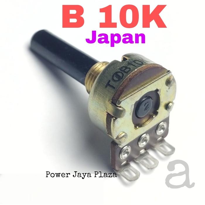 Jual Potensio mono B10K Potentiometer B 10K ohm tidak berikut mur ...