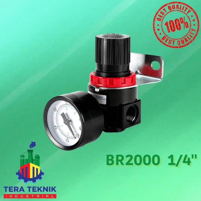 Jual Katup regulator kompresor kontrol tekanan udara BR2000 G1/4"READY ...