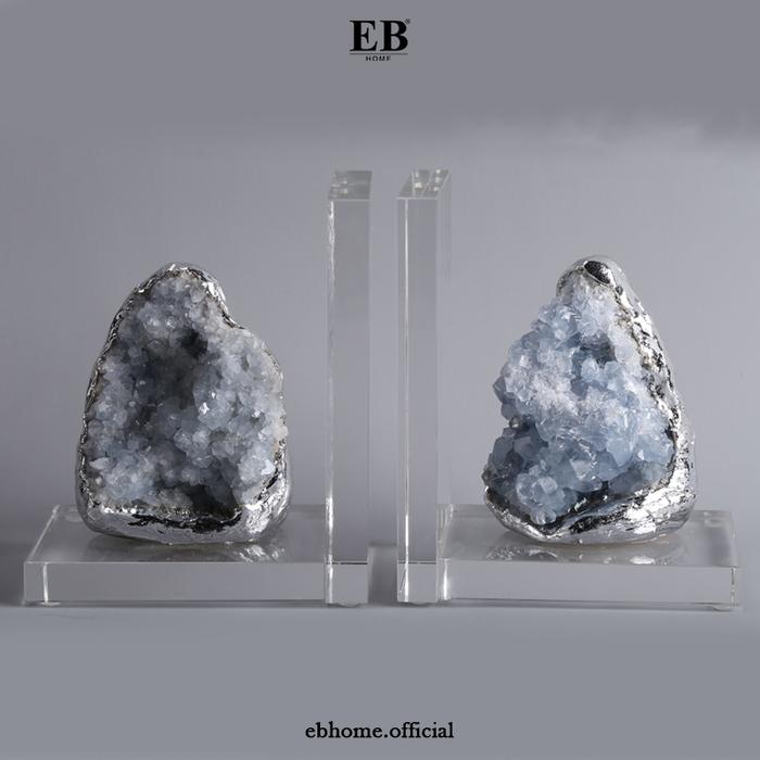 Jual Pajangan Meja Kristal / Blue Quartz Crystal Set 190/98 - Jakarta ...