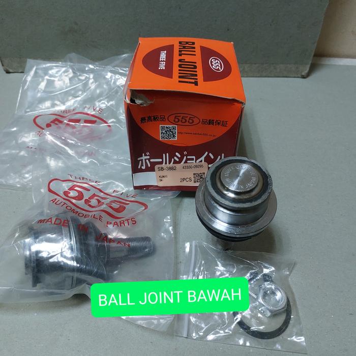 Jual BALL JOINT BAWAH INNOVA FORTUNER HILUX REBORN MERK 555 MADE IN ...