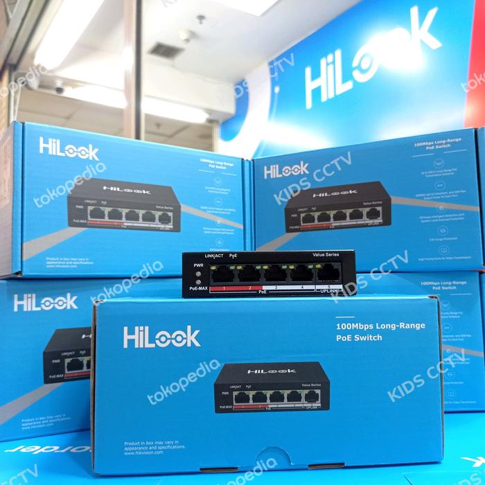 Jual SWITCH HUB POE HILOOK NS-0105P-35 (B) HILOOK 4 PORT POE - Jakarta Utara - KIDS CCTV | Tokopedia