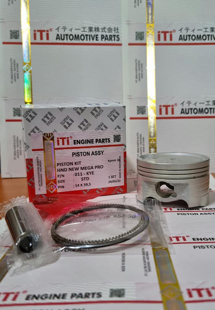 Jual Piston kit Honda New Mega Pro Merek ITI (size std - 100) - Jakarta ...