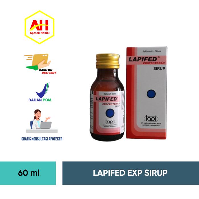 Jual LAPIFED LAPIPED LAFIPED LAPIPED EXPECTORAN 60 ML OBAT BATUK ...