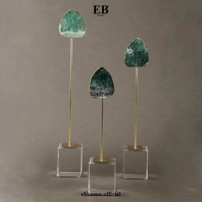 Jual Pajangan Meja Kristal / Emerald Quartz Crystal Set 190/86-88 ...