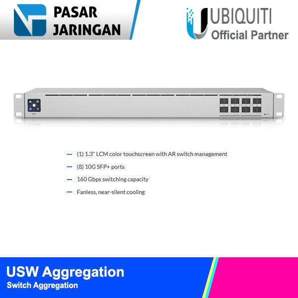 Jual UBIQUITI USW-Aggregation Managed layer 2 aggregation switch 8 Port ...