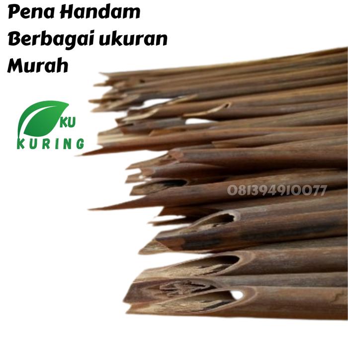 Promo Pena Handam Kaligrafi Pena Kalam Khat Kayu Resam Murah Sudah di ...