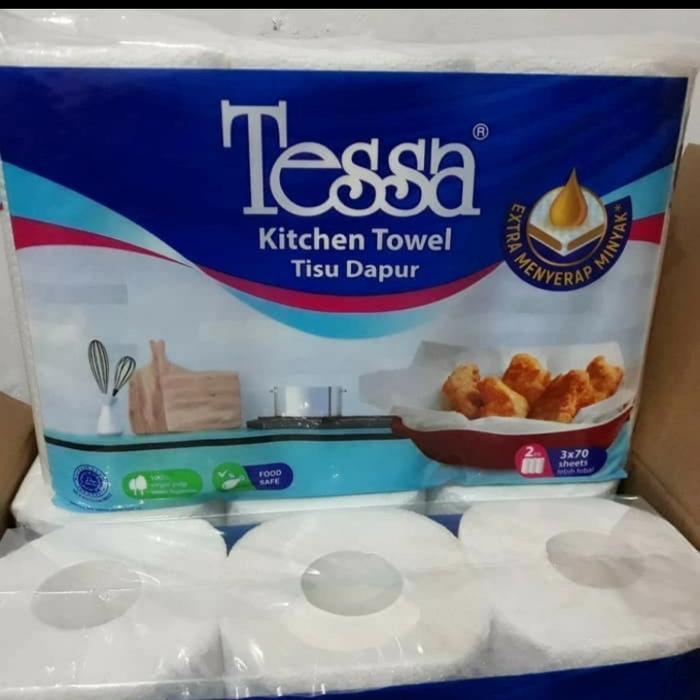 Jual Tissue tessa kitchen towel 3 roll - tisu pengesat - Kota Surabaya ...