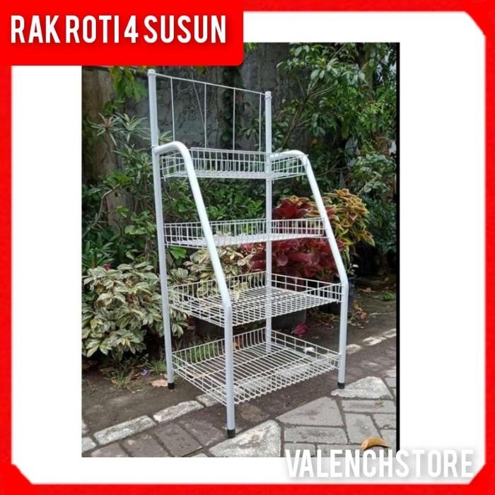 Jual Rak Roti / Rak Roti 4 Susun /rak Chiki Roti / Rak Roti 4 Tingkat ...