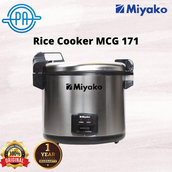 Jual Miyako Rice Cooker MCG-171 / Magic Com / Penanak Nasi Kapasitas ...