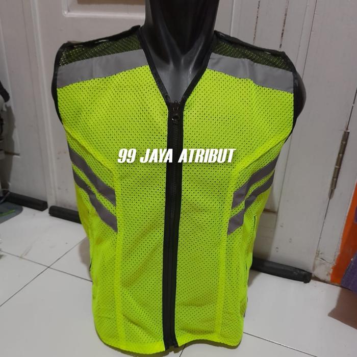 Jual Rompi proyek rompi safety rompi jaring rompi outdoor - Biru, XL ...