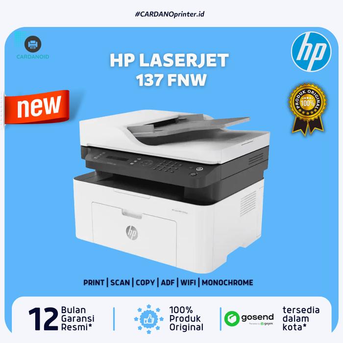 Jual Printer Laser Hp MFP 137 mono (scan, copy folio ) wifi - Kab ...