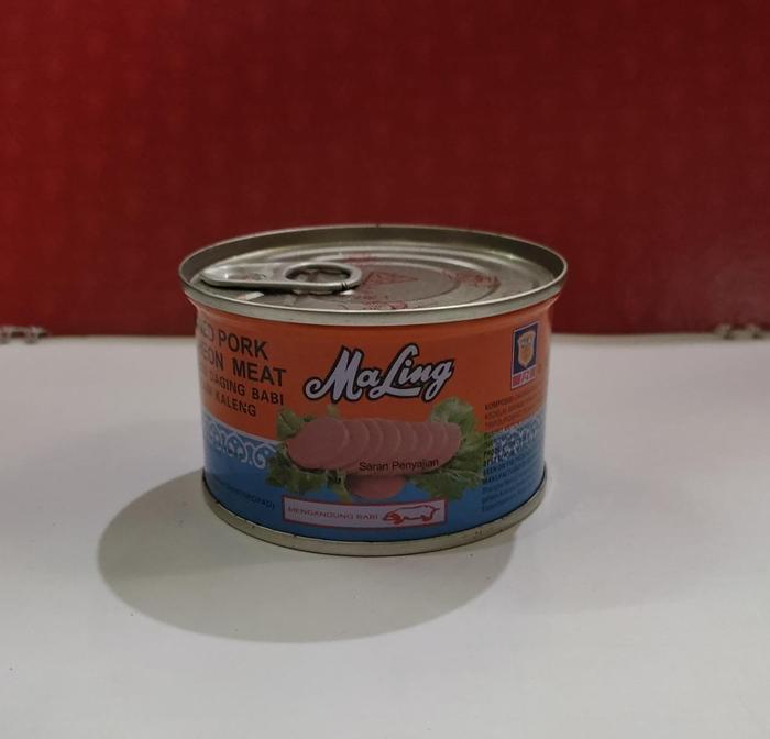 Jual TTS Maling Canned Pork / HAM Luncheon Meat Daging Babi Dalam ...