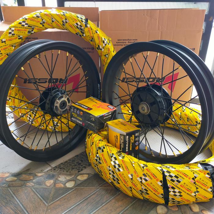 Jual VELG SET W175 UKURAN 250 300 RING 17 TROMOL SET PLUS BAN LUAR ...
