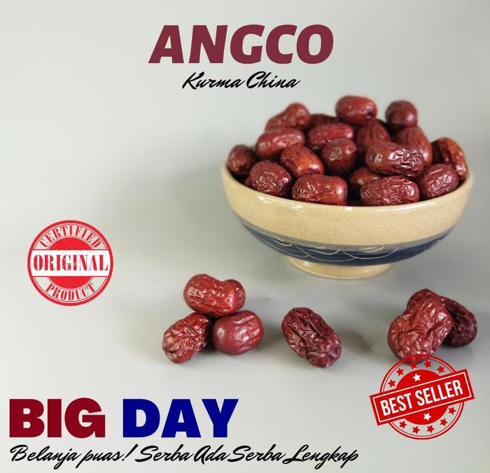 Jual Angco 250gr Buah Kurma Merah Red Dates penambah Trombosit ber ...