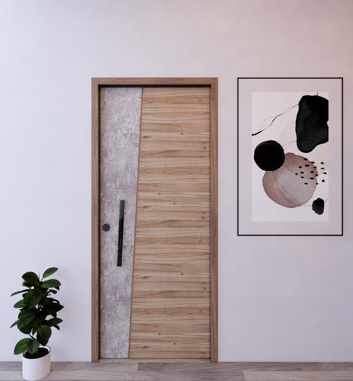 Jual Pintu Modern Solid Engineering Wood - Kota Bandung - A2V | Tokopedia