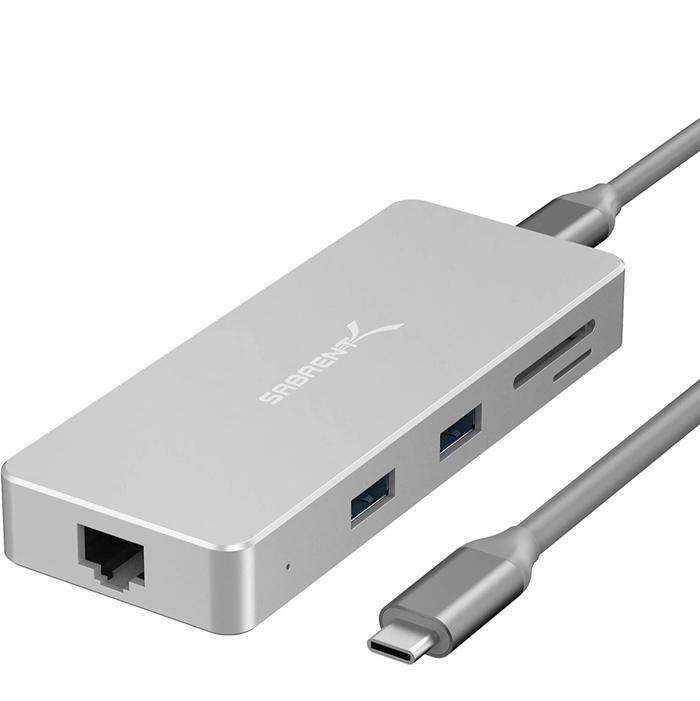 Jual SABRENT USB C Hub 9 In 1 HDMI 4K RJ45 SD Micro SD 60w Power ...