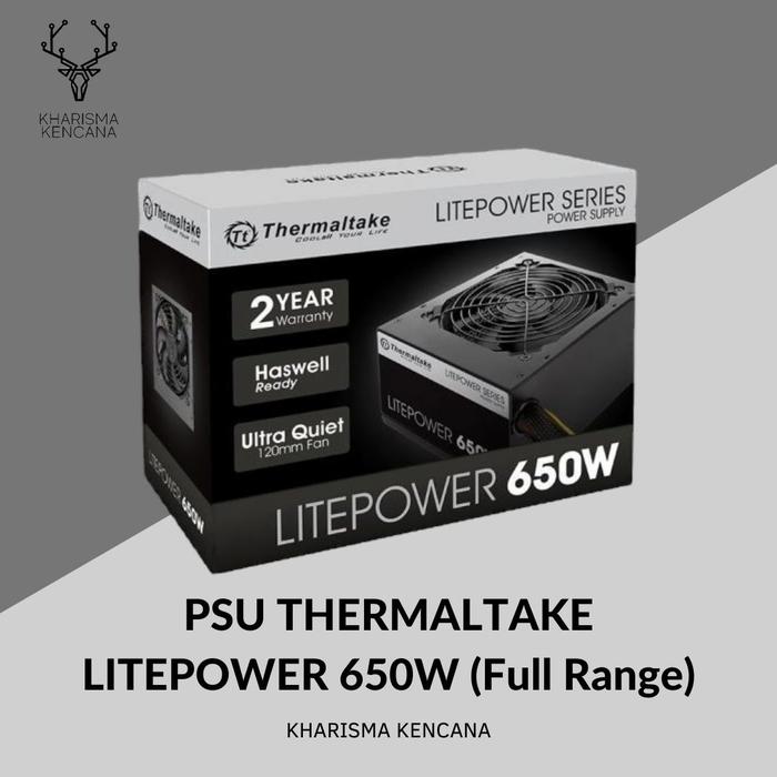 Jual PSU THERMALTAKE LITEPOWER 650W (Full Range) - Kota Malang ...