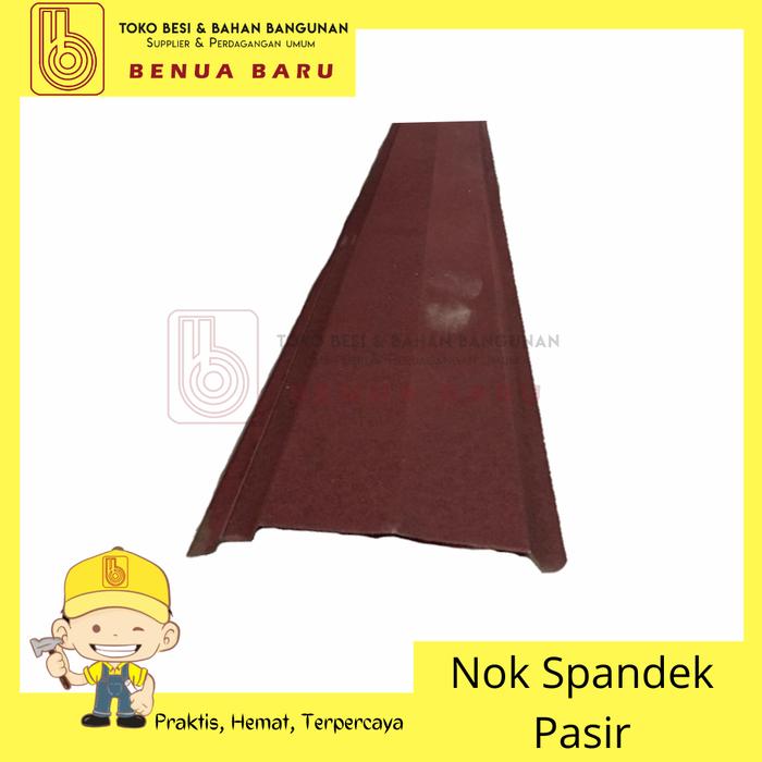 Jual Nok Atap Spandek Pasir / Talang Juray / Nok Spandek / Wuwung ...