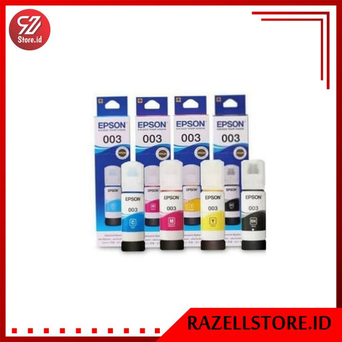 Jual Tinta Epson 1 SET 003 Original Printer L1110 L3110 L3116 L3150 ...