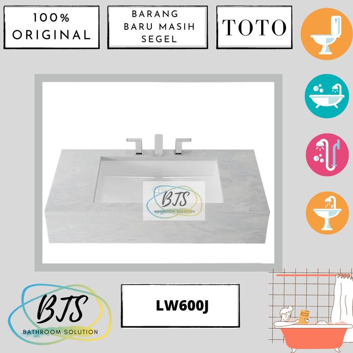 Jual Wastafel meja TOTO LW600J / LW 600 J / LW600 J / LW 600J / LW600J ...