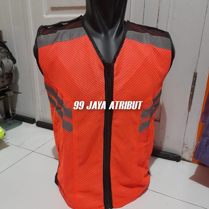 Jual Rompi proyek rompi safety rompi jaring rompi outdoor - Biru, XL ...