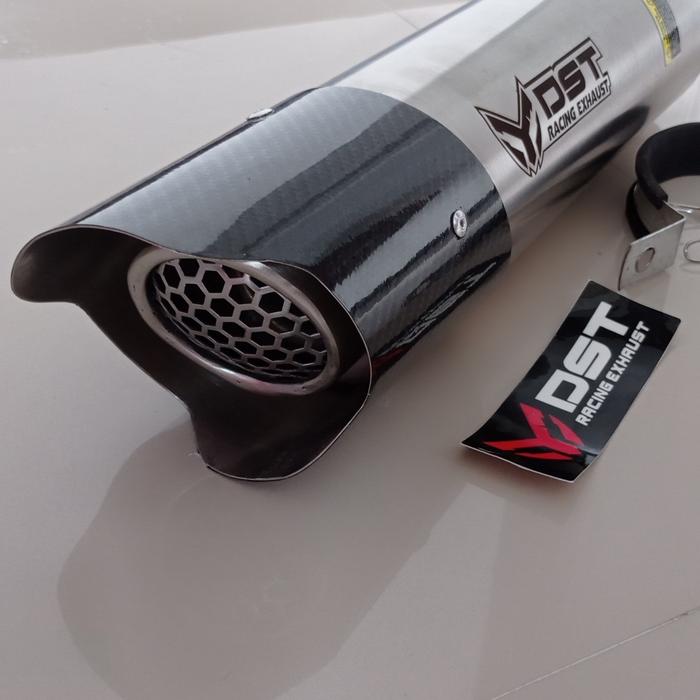 Jual Knalpot racing original DST racing X2 titan inlet 50mm silincer ...