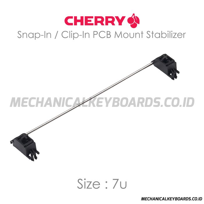 Jual Genuine Cherry Snap-In / Clip-In PCB Mount Keyboard Stabilizer ...