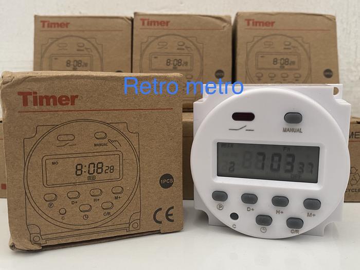 Jual Timer Digital Dc 12v 16a Saklar Otomatis On Off Timer Ampli Walet ...