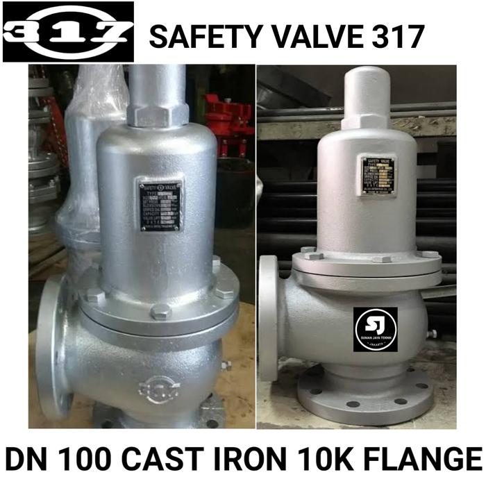 Jual SAFETY VALVE 4 INCH 317 CAST IRON 10K FLANGE - Jakarta Pusat ...