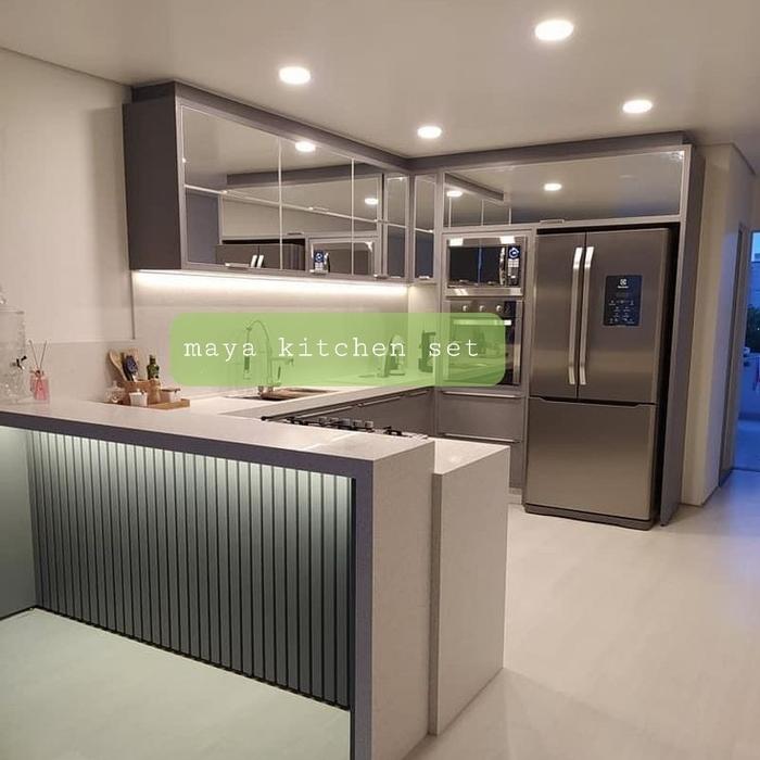 Jual meja bar minimalis HPL/meja bar Modern Dapur - Kota Depok - maya ...