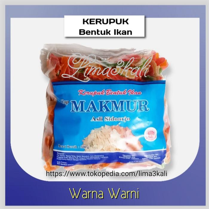 Jual Kerupuk Bentuk Ikan Cap Makmur 500 gram (mentah) - Kab. Sidoarjo ...