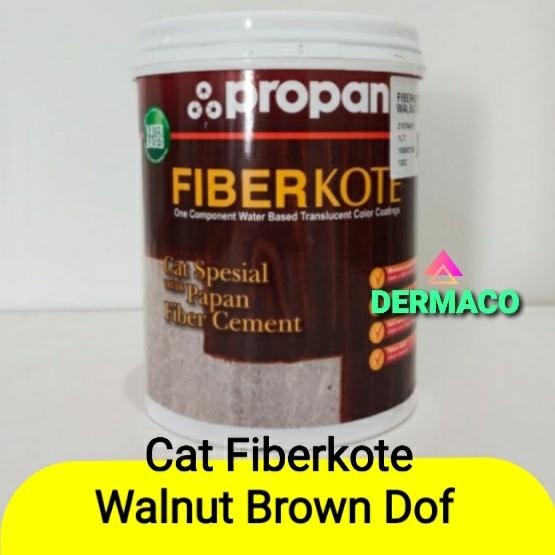 Jual Cat Fibersemen GRC 1 Liter / Cat Propan Walnut Dof 8307 / Lisplang ...