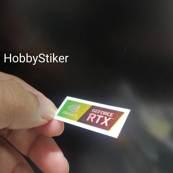 Jual Stiker nvidia rtx untuk pc laptop efek hologram - Jakarta Timur ...