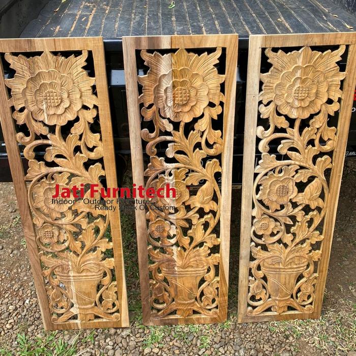 Jual Ukiran Kayu Jati Hiasan Dinding // HARGA SATUAN - Kab. Jepara ...