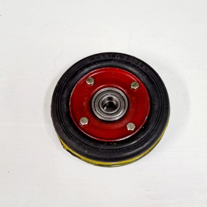 Jual RODA TROLLEY LORI 6" INCH - RODA KARET - RODA GEROBAK HANYA BAN ...