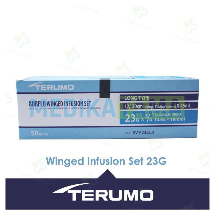 Jual Terumo Wing Needle 23G Terumo Surflo Winged Infusion Set Terumo ...
