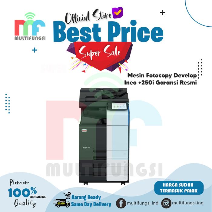 Promo Develop Mesin Fotocopy Ineo +250i Garansi Resmi Cicil 0% 3x ...