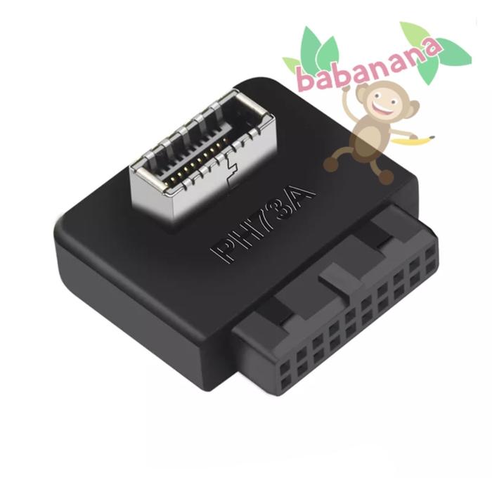 Jual Usb 19 pin motherboard to type e model A usb 3.1 degree siku ...